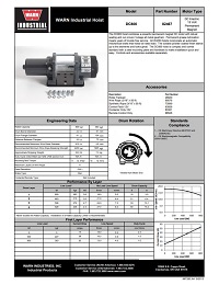 Warn DC800 Hoisting Winch
