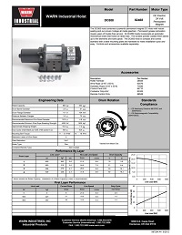 Warn DC800 Hoisting Winch